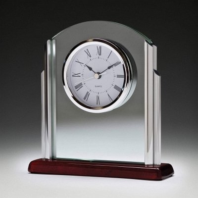 Oxford Glass Clock 170mm